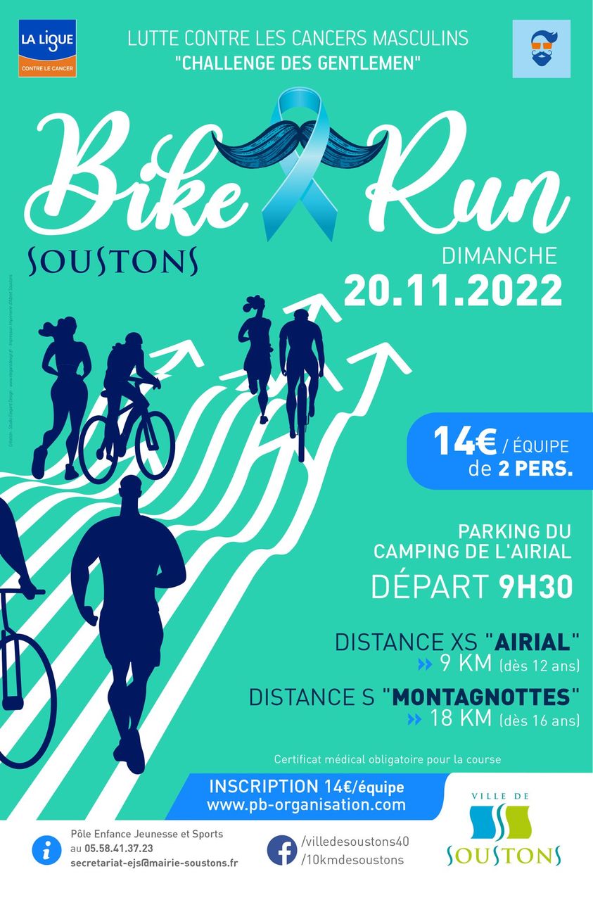 Bike & Run 2022 à Soustons pour le Challenge des Gentlemen