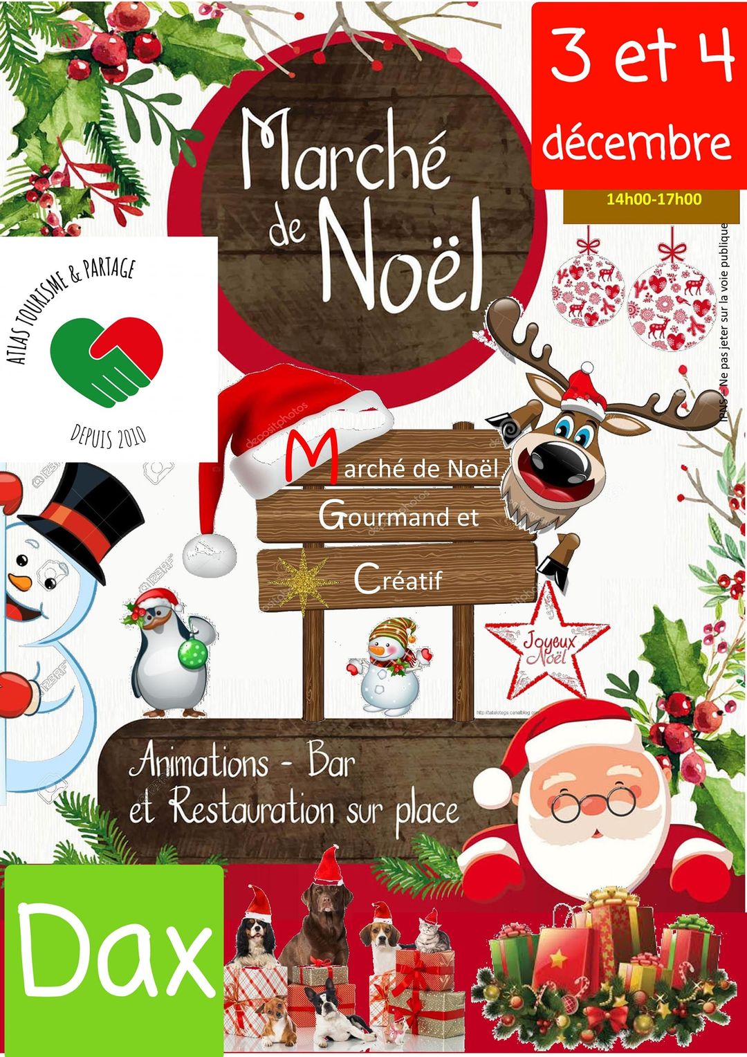 La liste des marchés et festivités de Noël dans les Landes